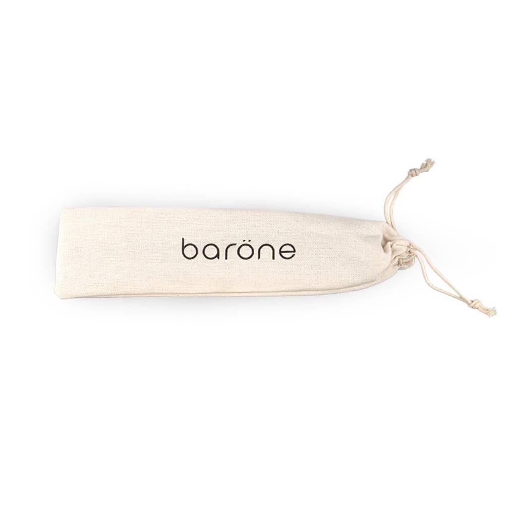 Kit mit 4 abgewinkelten Trinkhalmen aus Edelstahl