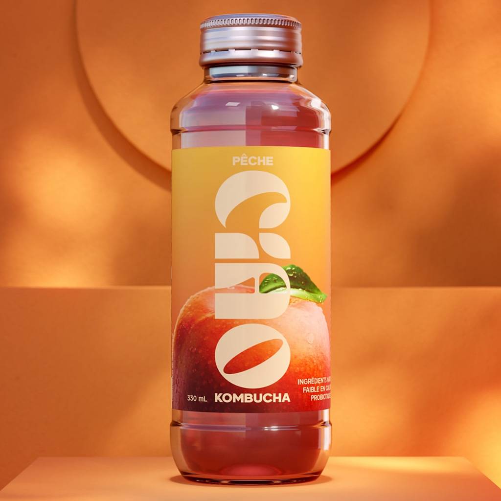 Ciao Kombucha - Pêche 330ml Contenance 330 ml
