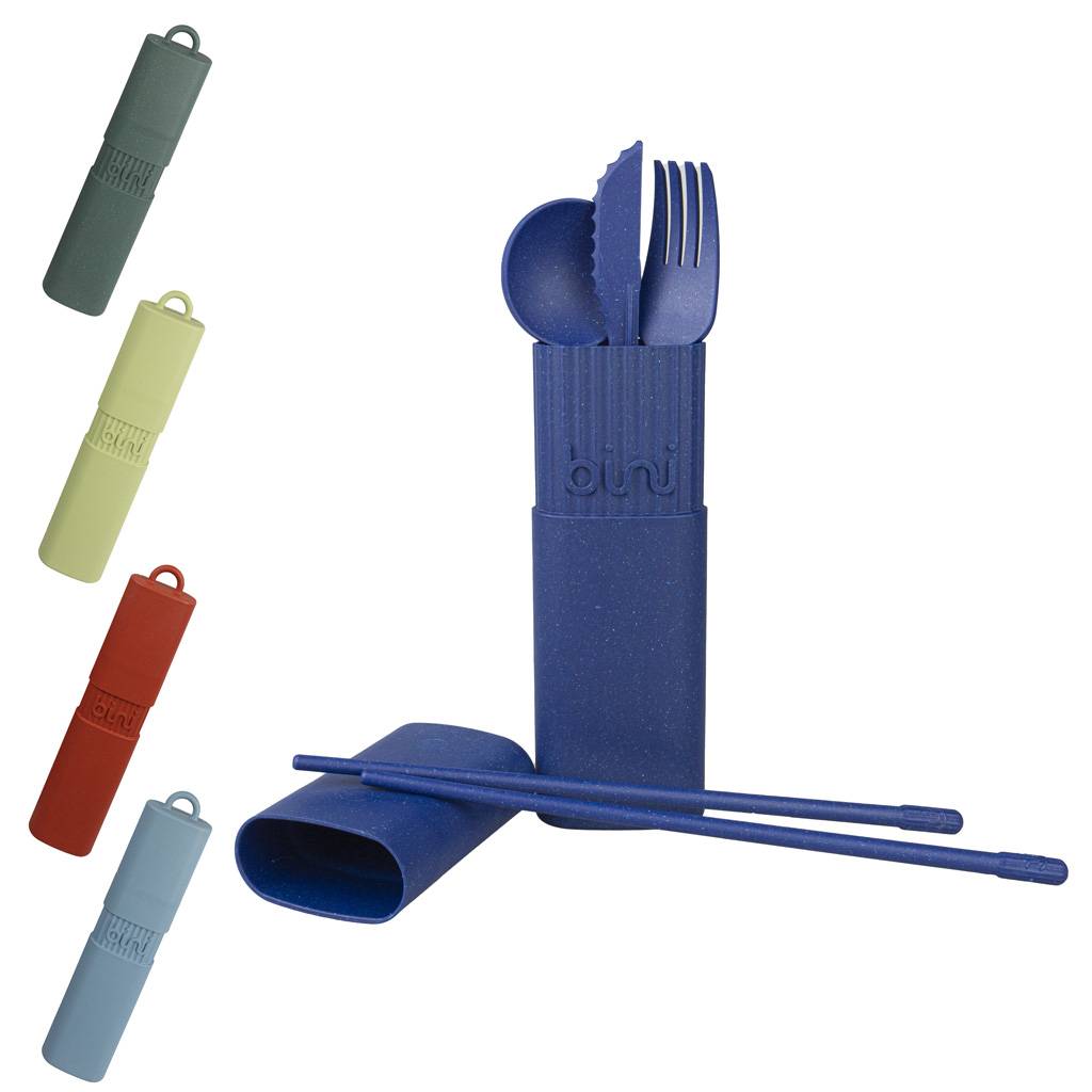 Reusable Cutlery Set - Bini Kit Color Blue